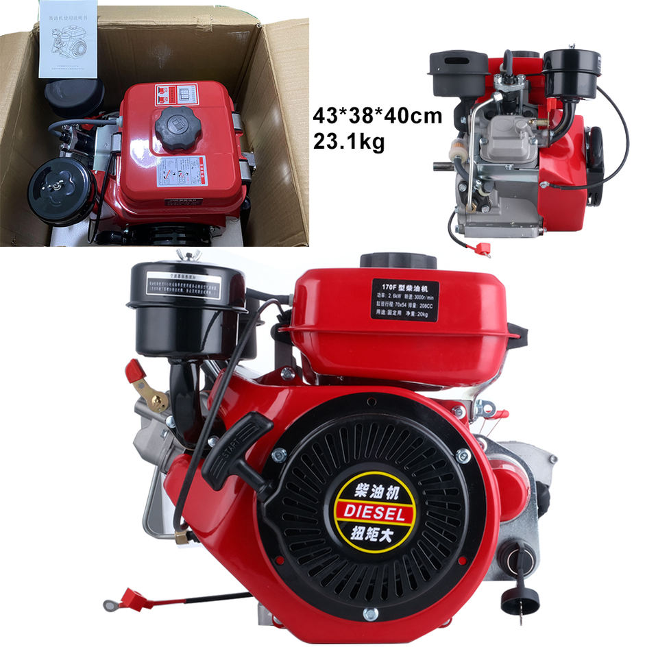 208cc Diesel Engine - 30hp Power for Farm Machinery