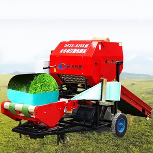 Combined Corn Silage Baler And Wrapper Machine Rice Husk Strip Baler ...