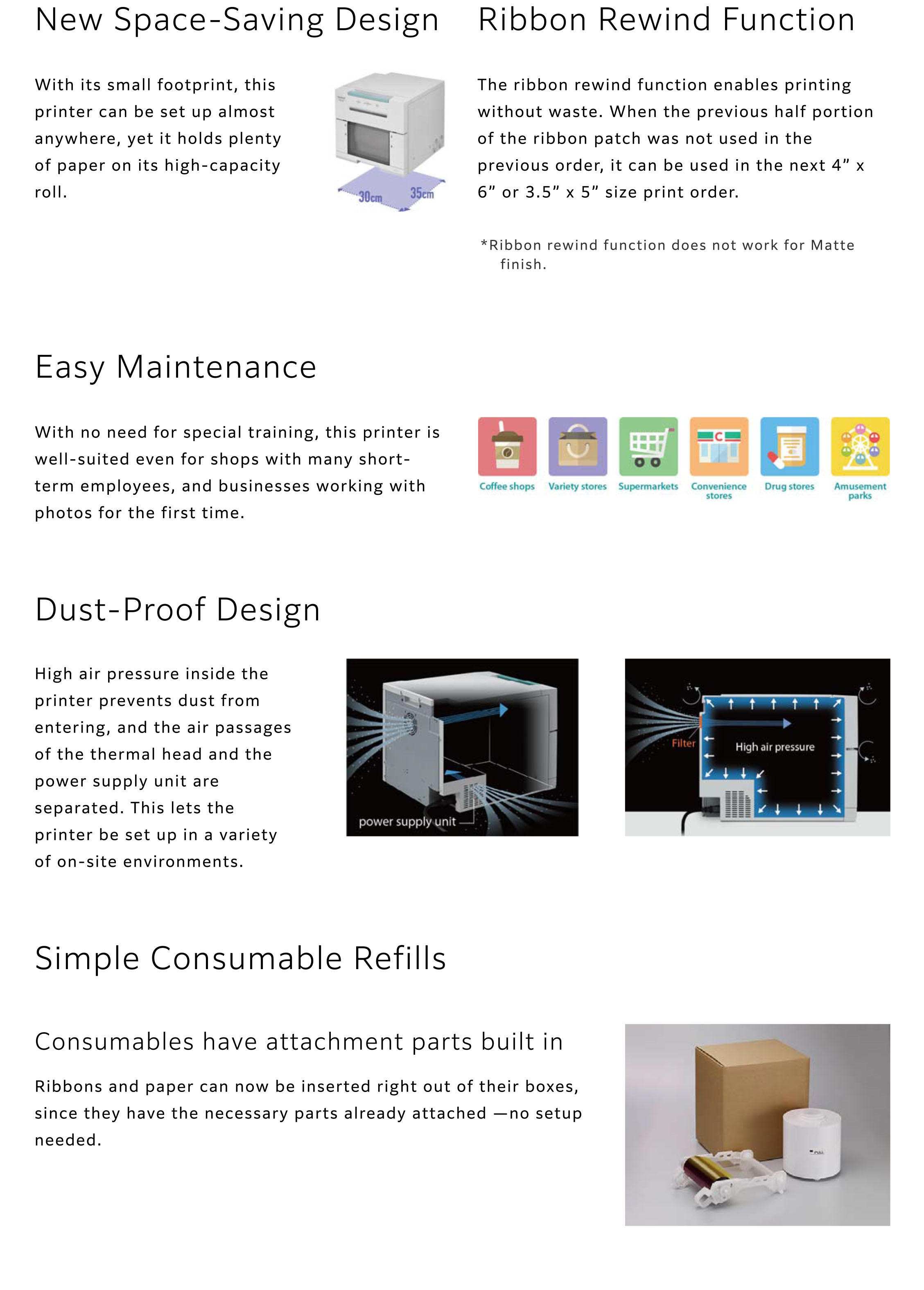 Dye Sublimation Photo Printer Fuji ASK 500 Digital Photo Printer For ...