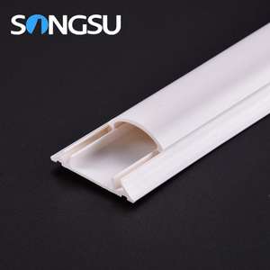 Outstanding half round pvc arc floor cable trunking With Non-Slip ...