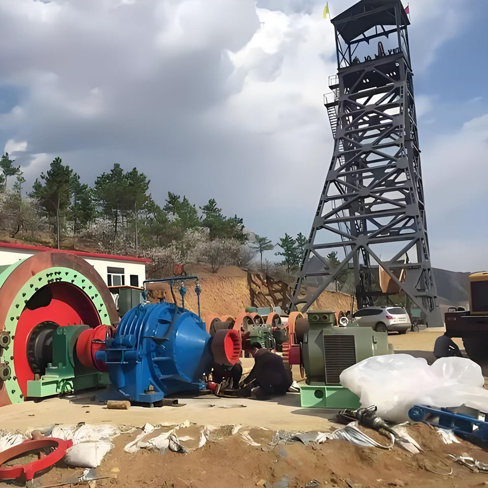 Shaft Sinking Headgear/Headframe for Underground Drilling and Mining ...