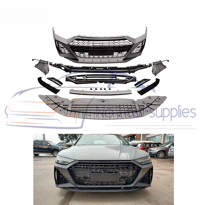 RS7 Style Body Kit for A7 Sportback 2019-2024 Direct Fit PP Bumpers ...