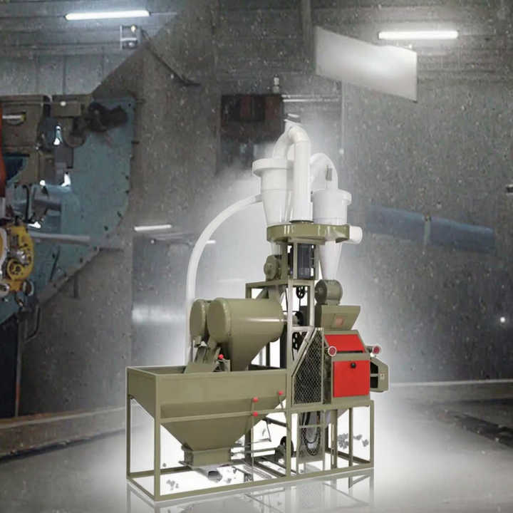 JX 400kg/h Corn Steam Flaking Machine with Motor Core Component for ...