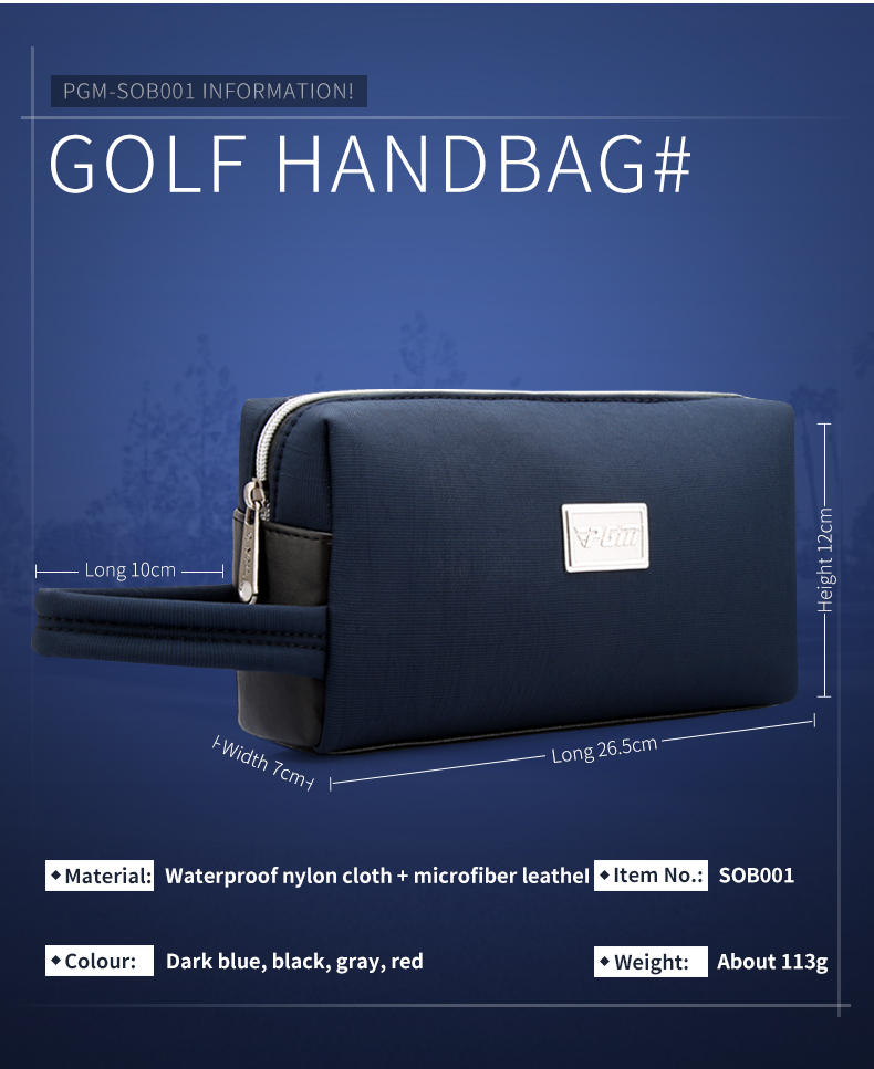 PGM SOB001 Men and Women 's nylon waterproof mini handbag-企业官网