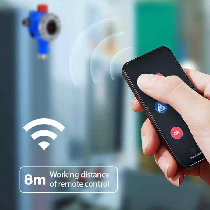 Single Fixed Gas Sensor Detector for Ethane C2H6 Point Flammable ...