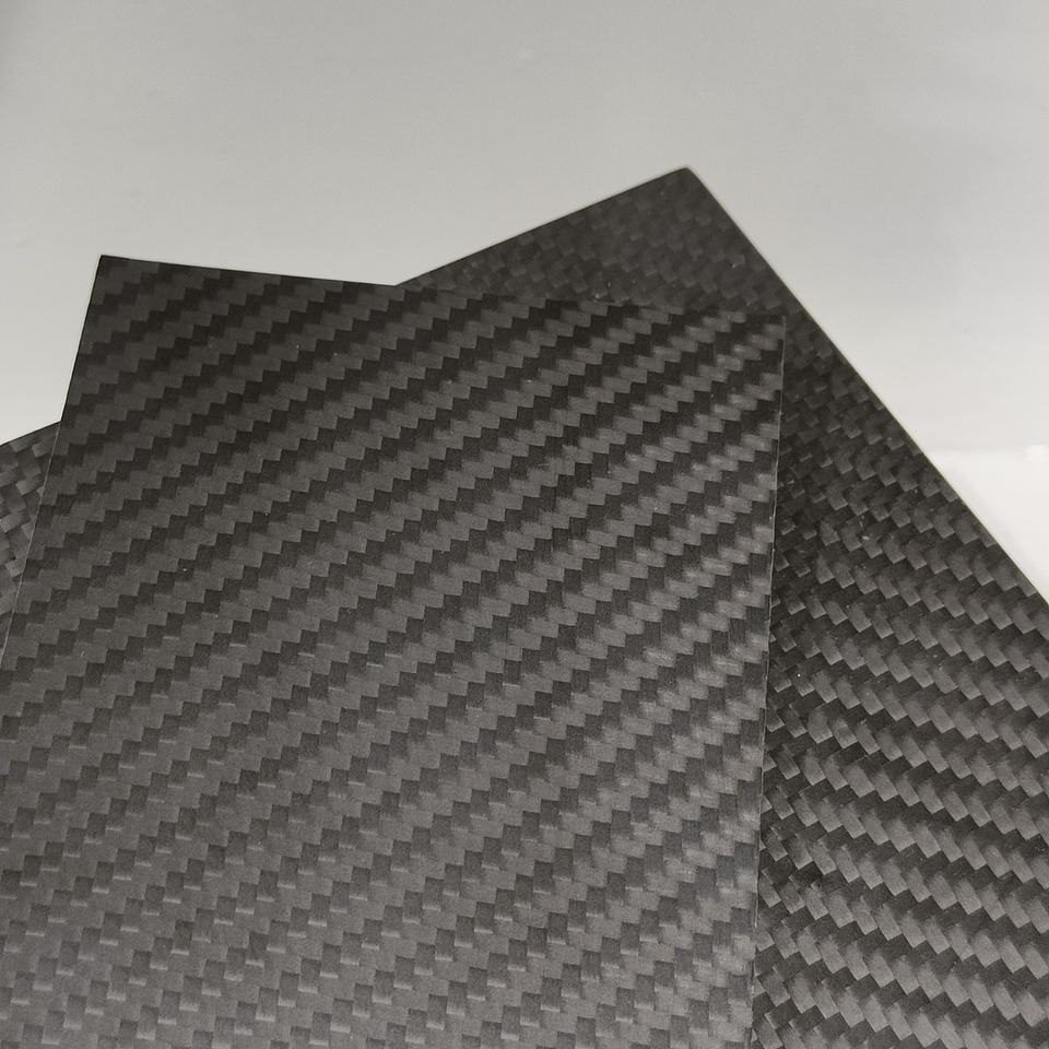 Carbon Fiber Plate for Automotive Exterior Matte Finish 0.5mm Thick ...