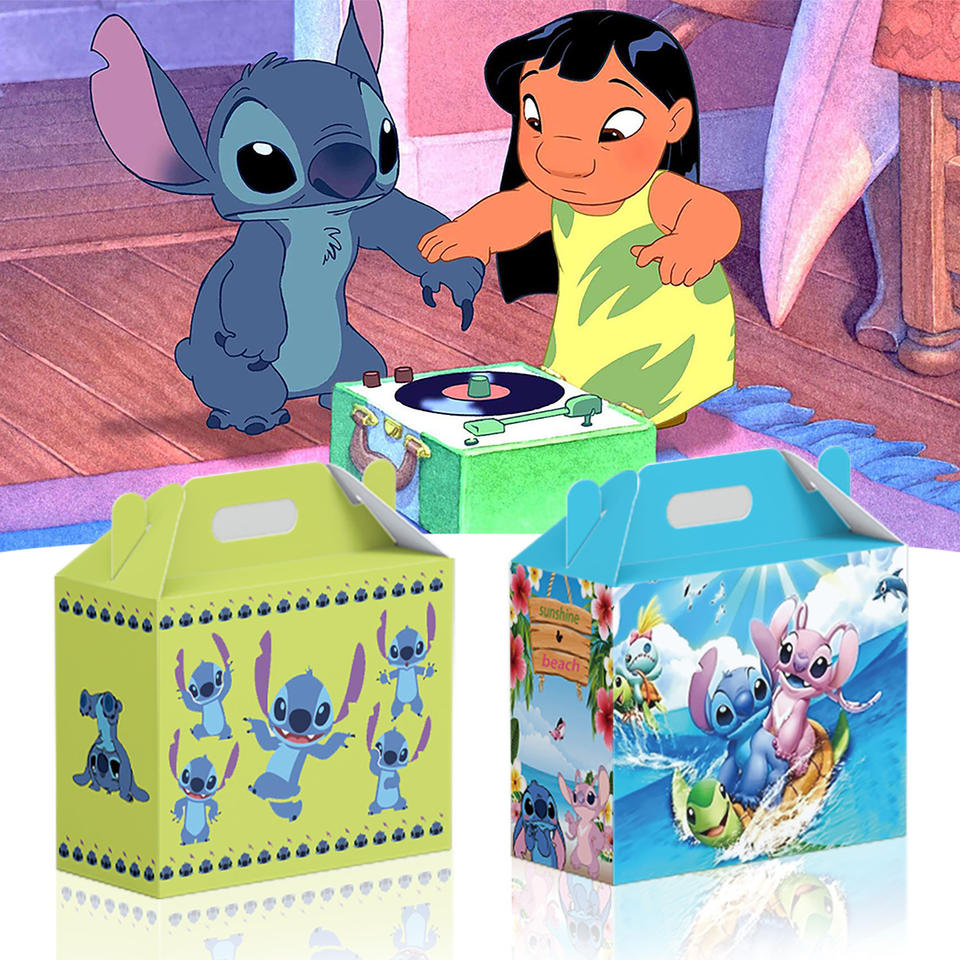 Stitch Birthday Party Candy Boxes - Customizable Gift Boxes