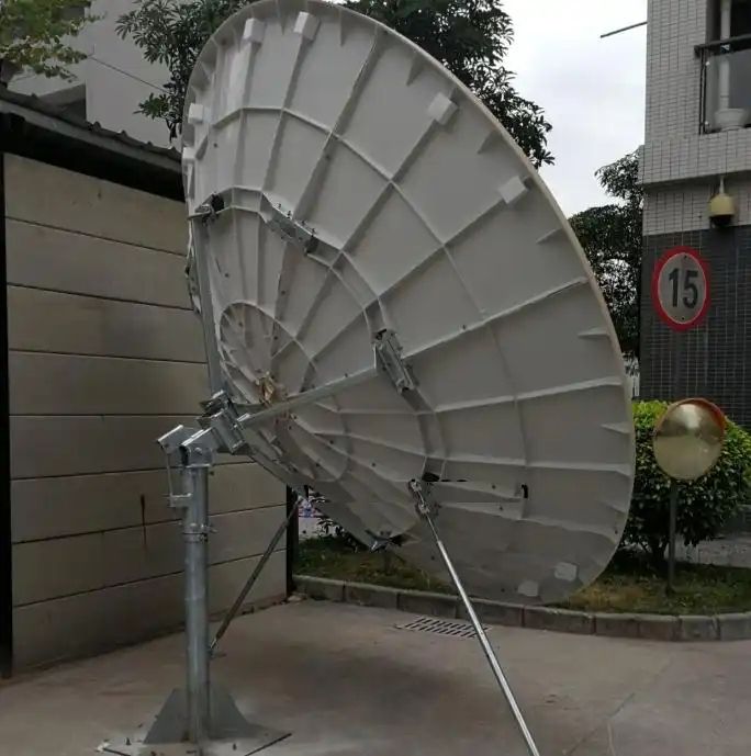 c Band Prime Focus3.7m 3m 2.4m Fiber Glass Fiberglass Satellite Dish ...