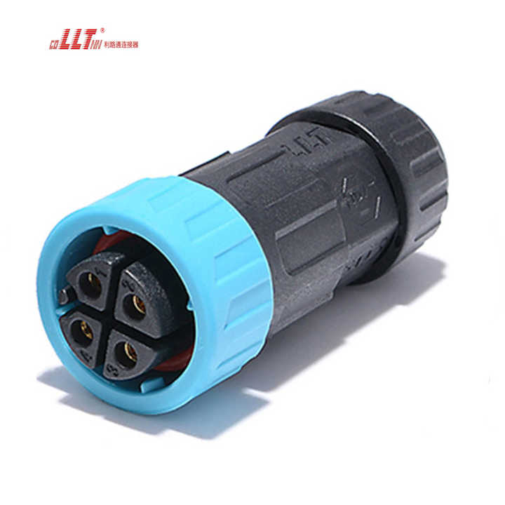 LLT Quick Solderless Waterproof 4 Wire Connector M19 Power 20A 4 Pin ...