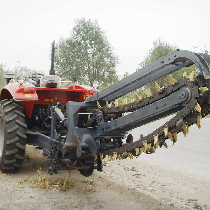 High Efficiency Chain Trencher Double Chain Trencher| Alibaba.com