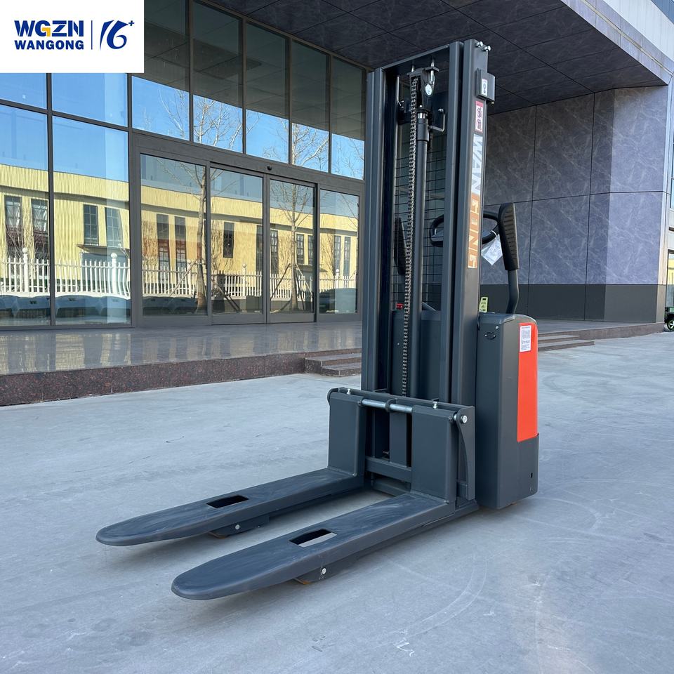 WGZG High Lift Fully Electric Stacker 1.5T 2T High Lift 3m 4m Warehouse ...