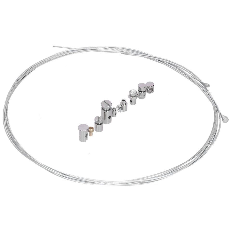 2 Meters Steel Brake Cable with 9pcs Repair Nipples Accessories Kit ...
