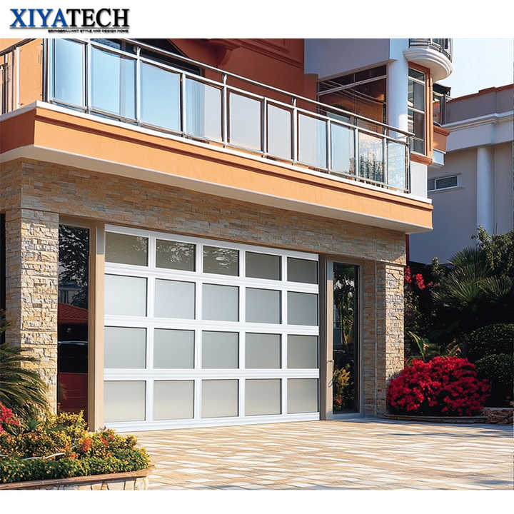 XIYATECH Modern European Automatic Aluminum Frosted Glass Sectional ...