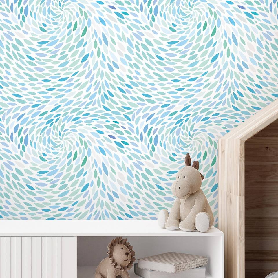 pattern Custom Wallpaper Modern Minimalist PVC Self-adhesive Waterproof ...