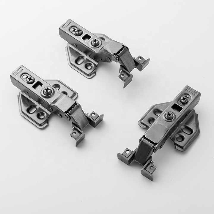 Aluminum Frame Hydraulic Concealed Hinges Gun Black Close-end Zinc ...