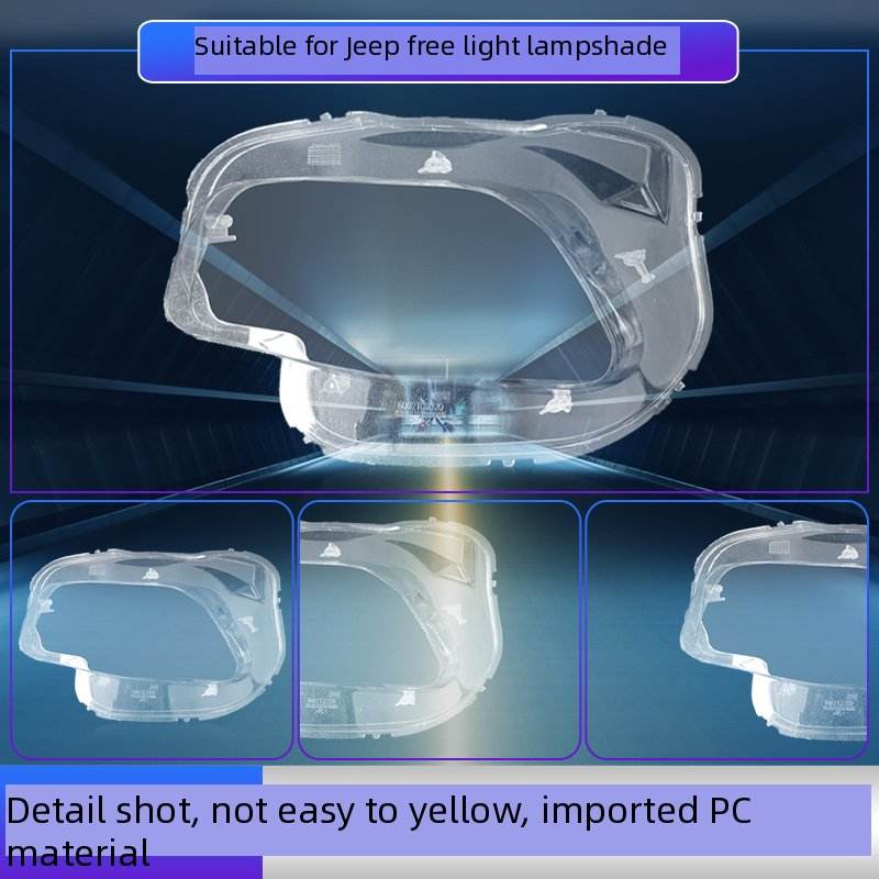 UV-Coated Headlight Lens Cover for Jeep Cherokee 16-17-18 Clear LED ...