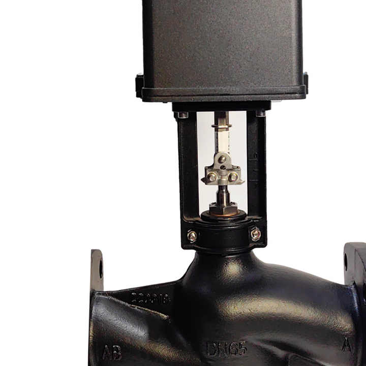 Navarch 3" AC24V Electric Pid Control Valve 4-20mA Carbon Steel 2-Way ...