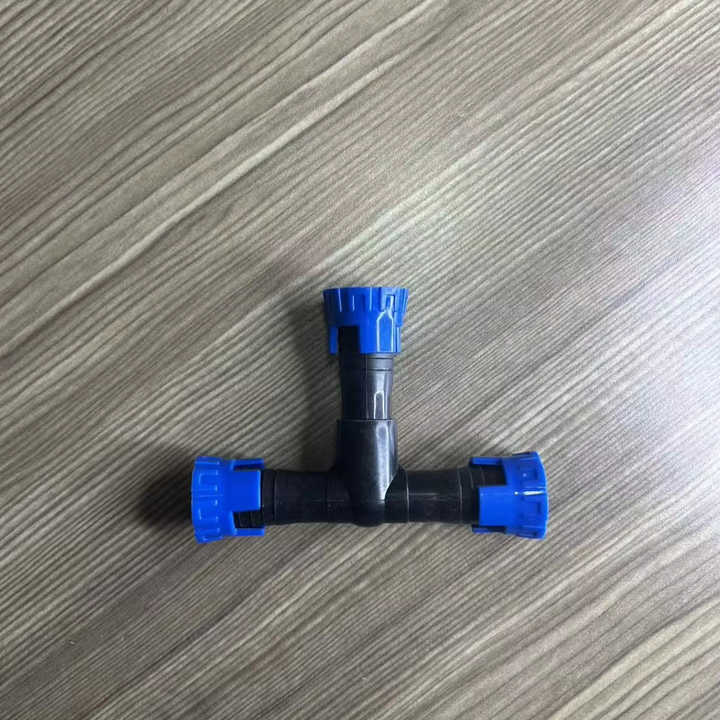 Socket Bypass Drip Irrigation Tee for Drip Line Fittings Agricultural ...