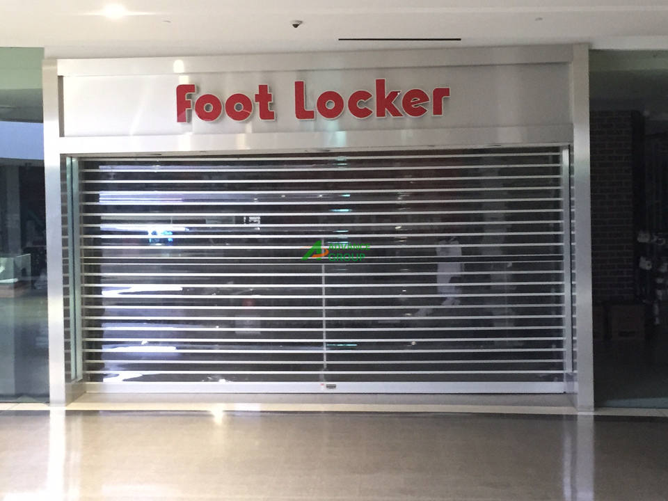 Transparent Roller Shutter Grille Door for Display Windows Security ...