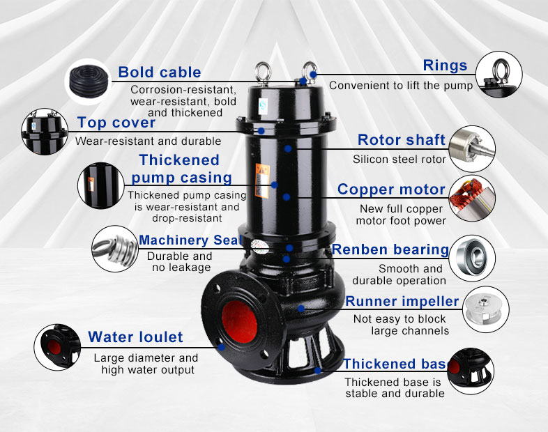 Portable mud suction pump submersible sand slurry pump sludge sucking ...