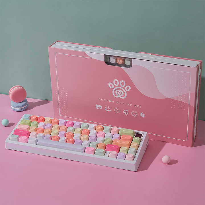 Unicorn Keycaps Multi-colors Mechanical Keyboard Keycaps DDA Profile ...