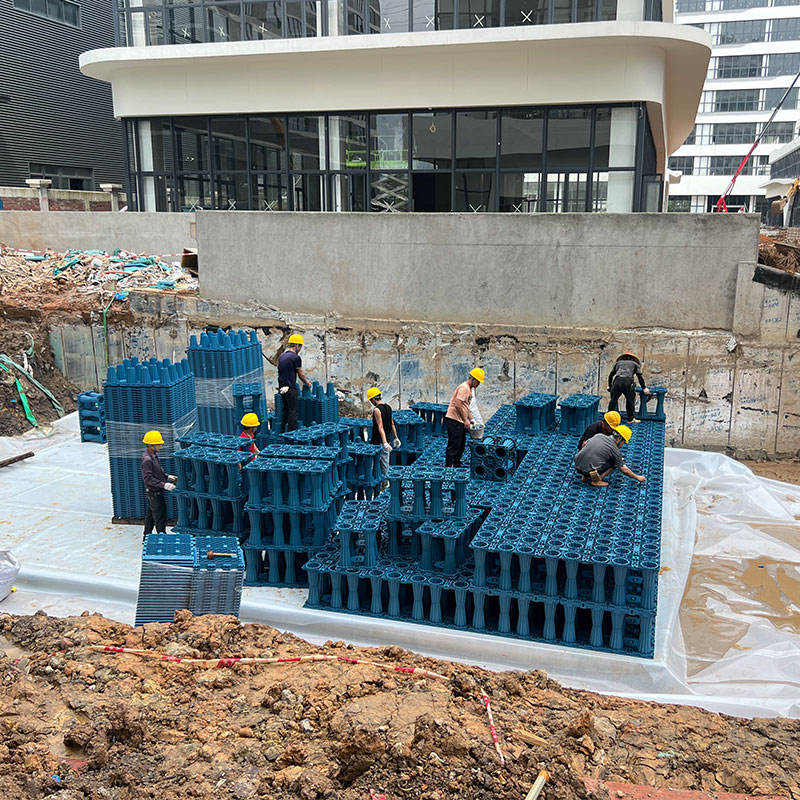 Roof Underground Stormwater Harvesting System PP Plastic Rainwater Collection Module Rainwater ...