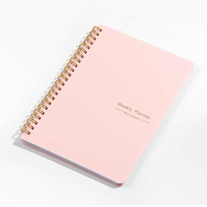 High Quality Custom Hard Cover Foil Glossy Blank Sheet Spiral Journal Notebook - Buy Hard Cover ...