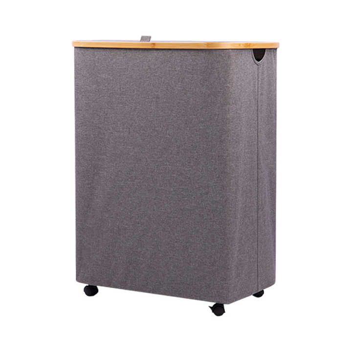 Laundry Hamper with Lid Collapsible Hamper Easy to Move Around Laundry ...