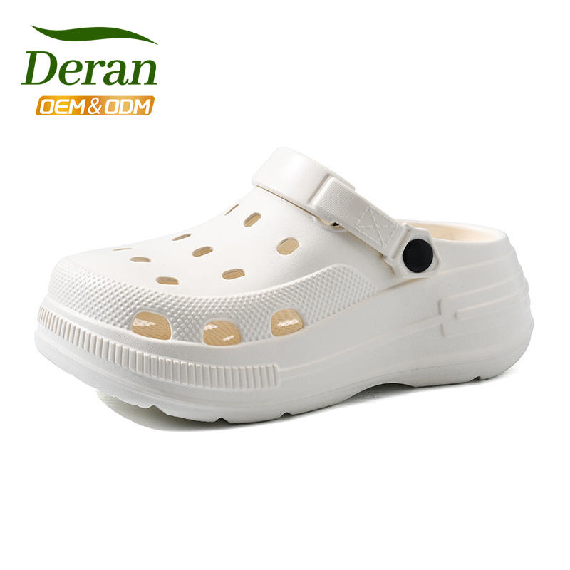 Anti-slip Thick Outsole EVA Clogs Trendy Style Simple Beach Clogs Fast ...