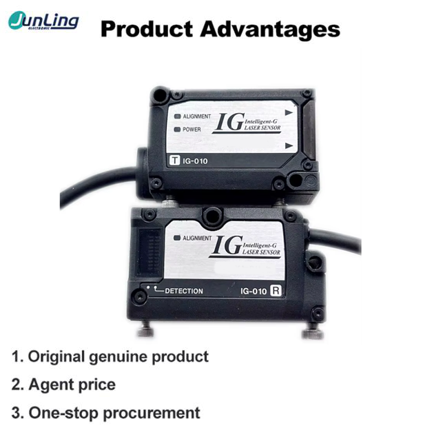 IG-010 Laser Micrometer High-precision Laser Displacement Measurement Diameter Correction Width ...
