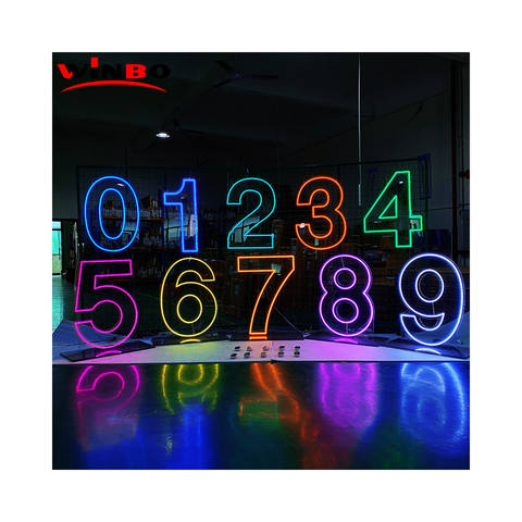 Customizable Waterproof Light up Numbers & Letters