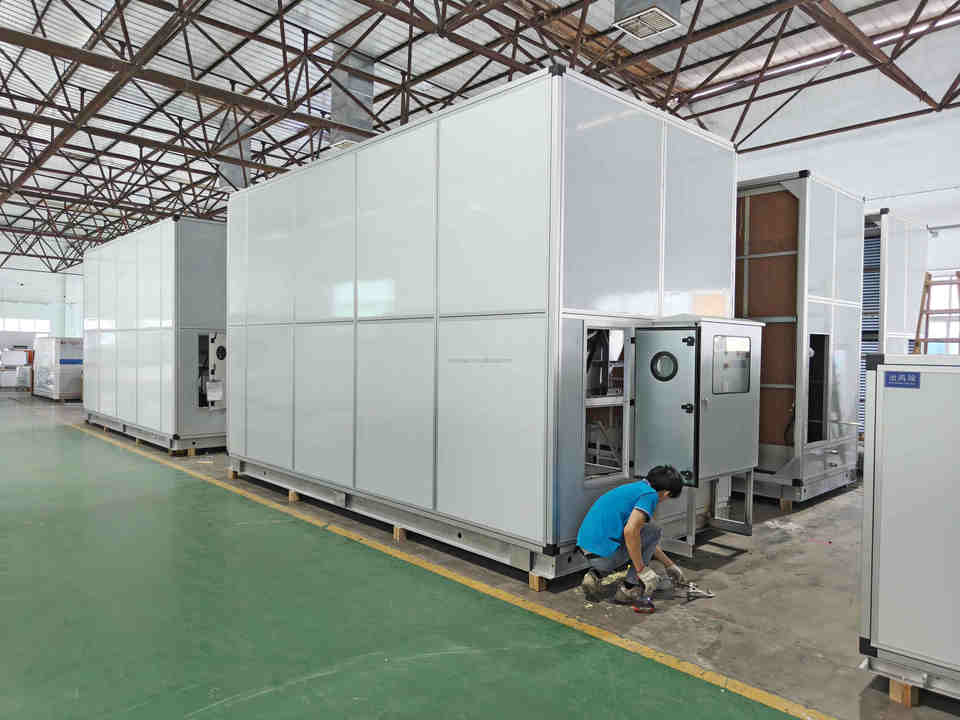 Large Air Flow HVAC Water Systems Air Handling Unit Air Handler AHU for ...