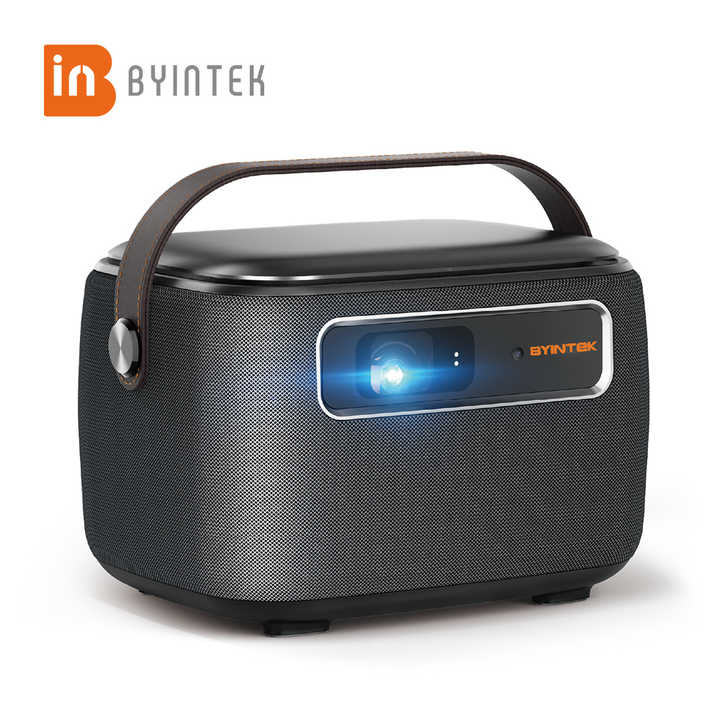BYINTEK R20 Max - Portable 4K Projector with Built-in Battery