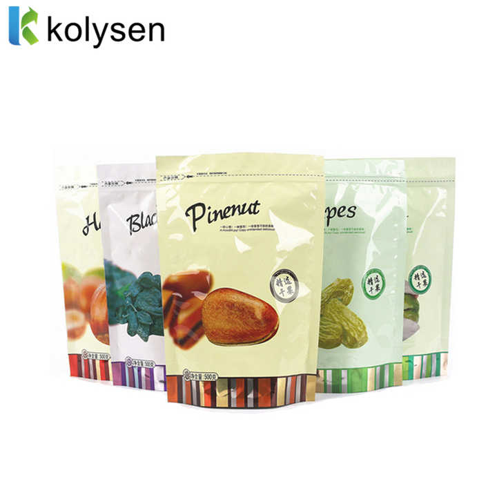 Custom Printed Stand up Pouch Cashew Nuts Packaging Bags for Snack Food ...