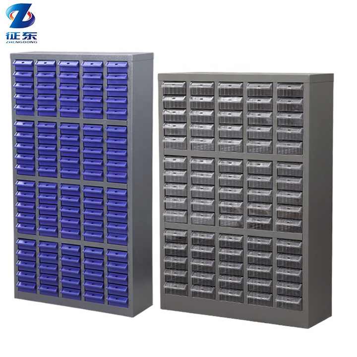 Small Metal Drawer Tool Storage Cabinet - Adjustable & Durable
