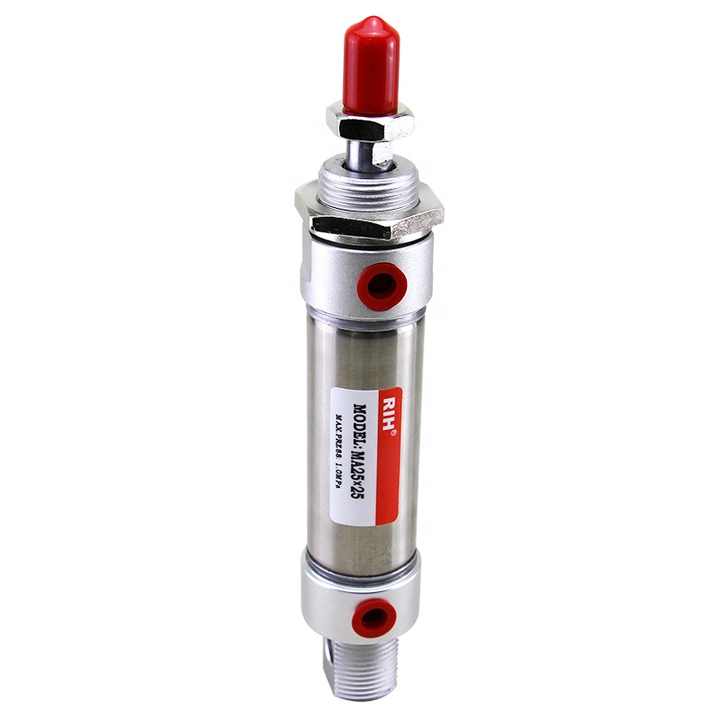MA Series Stainless Steel Mini Silinder Double Acting Pneumatic ...