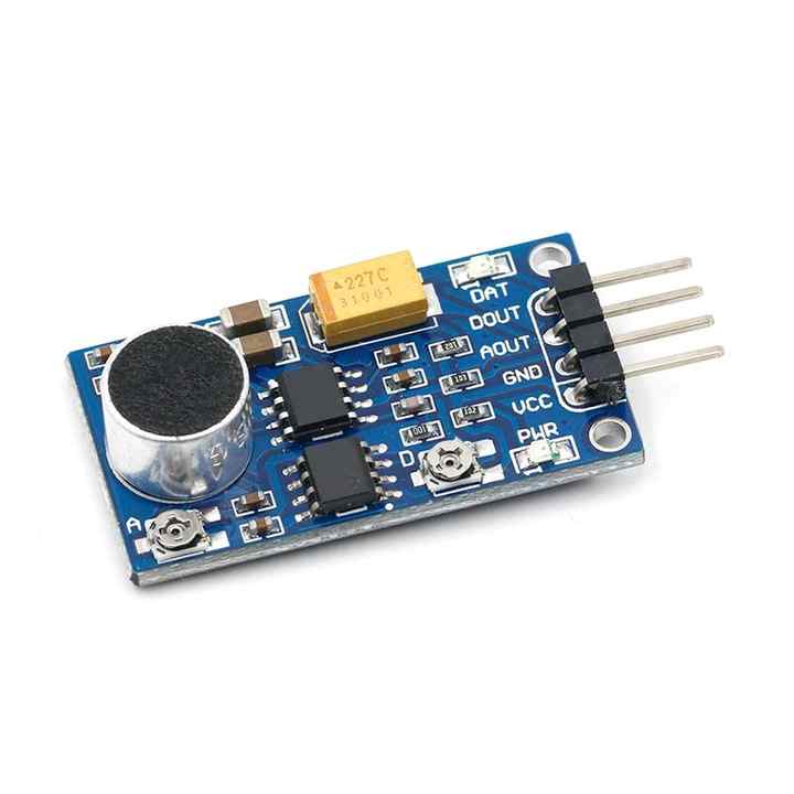 LM386 Audio Power Amplifier Module Sound Detection Sensor Voice Sensor ...
