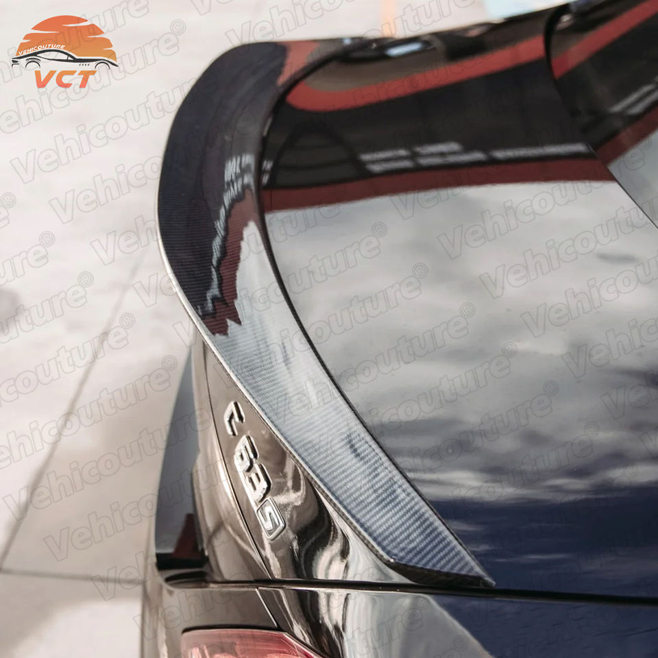 VCT Vehicouture W205 Carbon Fiber Rear Wing Spoiler PSM Style Single ...