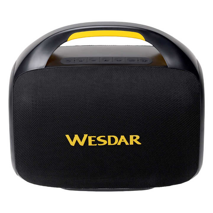 Wesdar Logo Portable for Bluetooth V5.3 Speaker with RGB Light Handheld ...