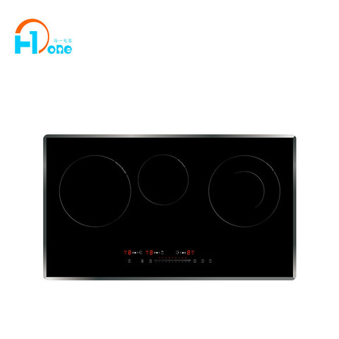 Vitro ceramic Glass Hob Cooking Appliance 3 Burner Built In Electric ...