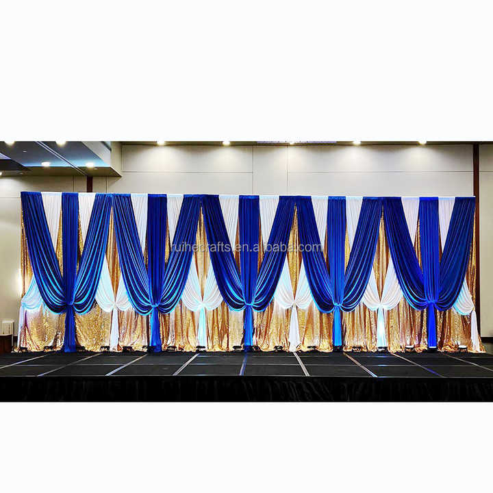 Custom Size Church Wedding Decoration Backdrop Drapes