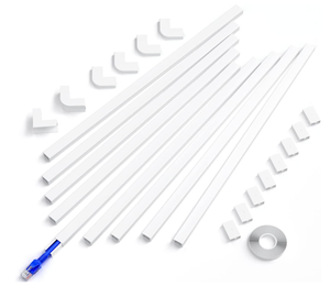 PVC Cable Trunking with Sticker - Durable & Versatile