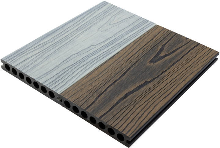 Factory Wpc Outdoor Co-extrusion Flooring Capped Technology Waterproof Modern Design Wood ...