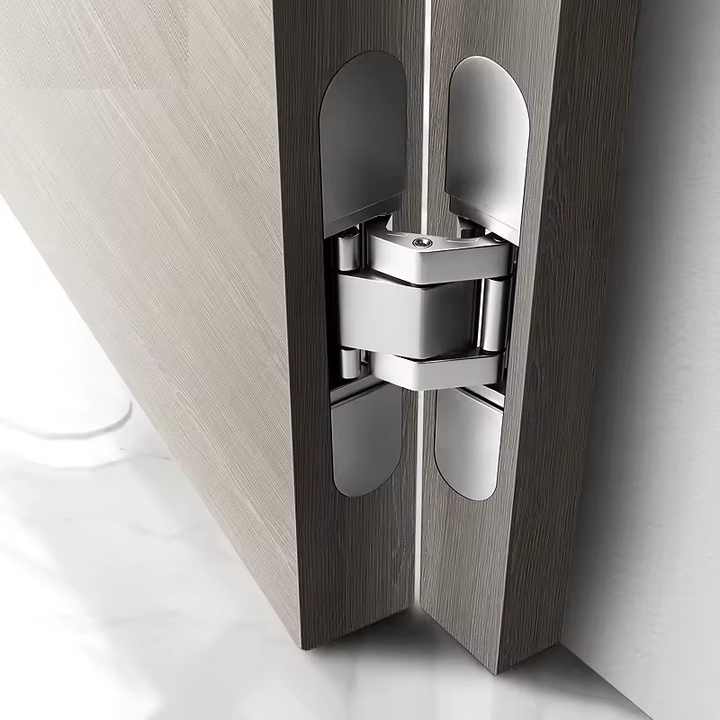 180 Degree Heavy Black Concealed Stainless Steel 3D Adjustable ...