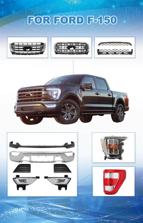 Car OEM Body Kit Grille Auto Parts Front/Rear Bumper Bracket Headlights ...