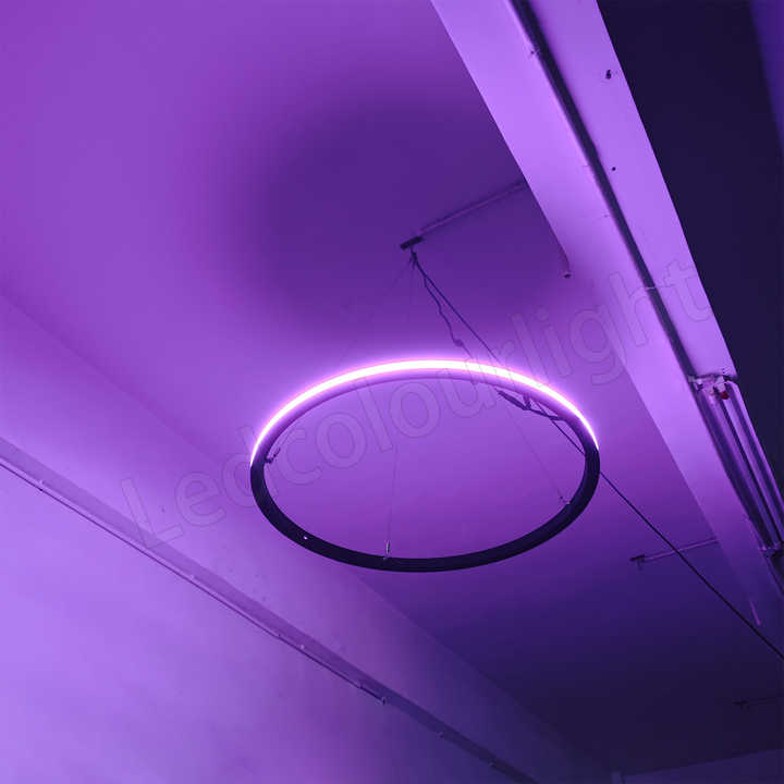 Addressable Disco Lighting Side Emitting DMX512 LED Aluminum Circle ...