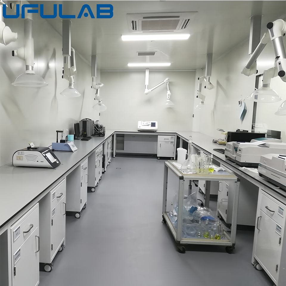 Laboratory Industrial H-Frame Metal Workbench with Trespa Board for ...