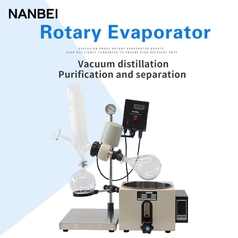 Distillation Application Rotary Evaporator with Chiller and Vacuum Pump