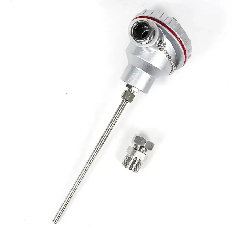 Industrial 4-20mA PT100 Thermowell Temperature Sensor & Transmitter HDT ...