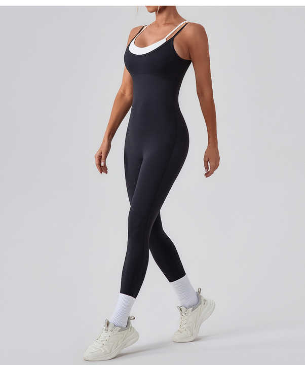 Custom Nylon Activewear Fitness Apparel Sleeveless Rompers One Pieces ...